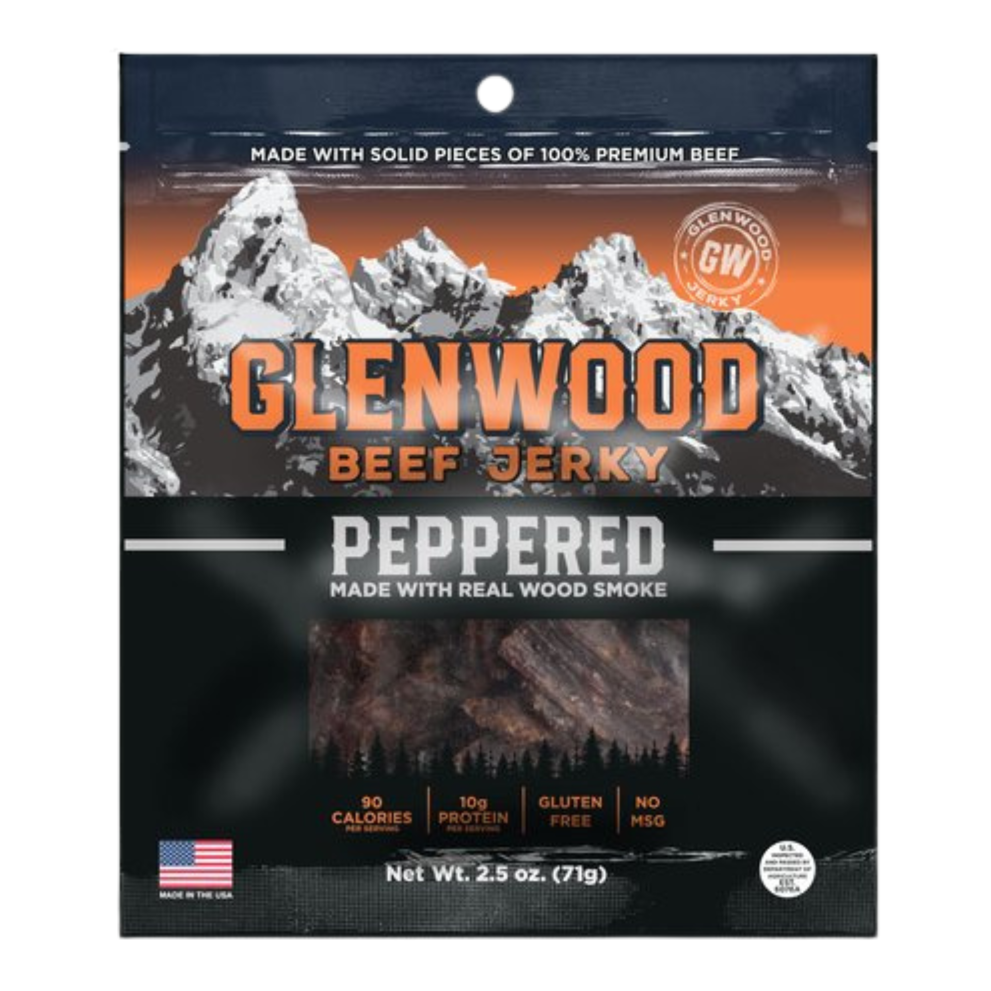 Peppered Beef Jerky by Glenwood – KC's Candy Store